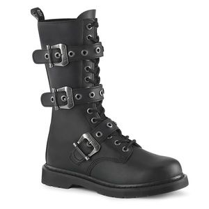Demonia | Shoes | New Demonia Bolt 33 Faux Vegan Leather Edgy Goth ...